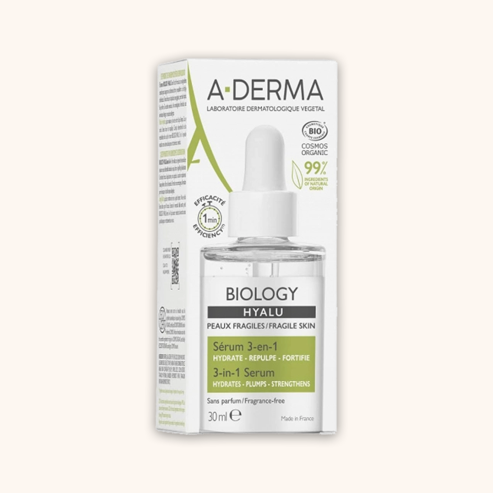 A-Derma Biology Hyalu Serum 30ml | Farmacia Jiménez