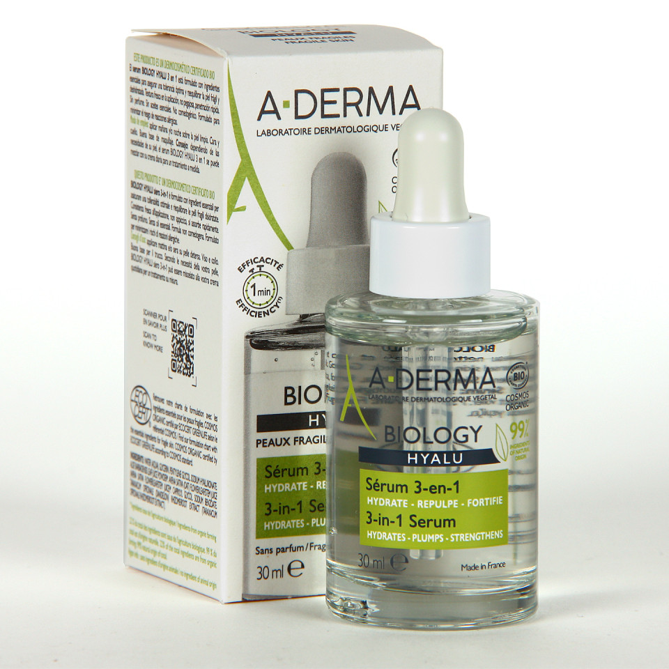 A-Derma Biology Hyalu Serum 30ml | Farmacia Jiménez