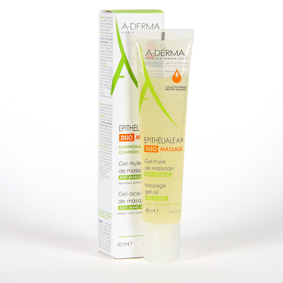A-Derma Epitheliale AH DUO Massage Gel-Aceite 40 ml | Farmacia Jiménez