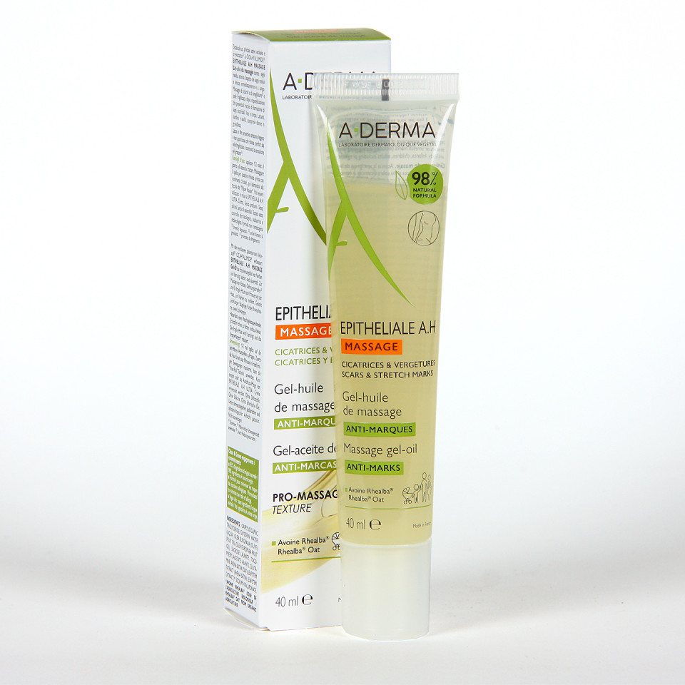 A-Derma Epitheliale AH DUO Massage Gel-Aceite 40 ml | Farmacia Jiménez