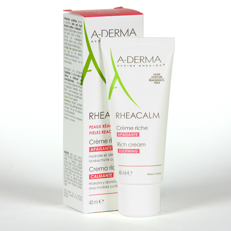 A-Derma Rheacalm crema enriquecida 40ml | Farmacia Jiménez