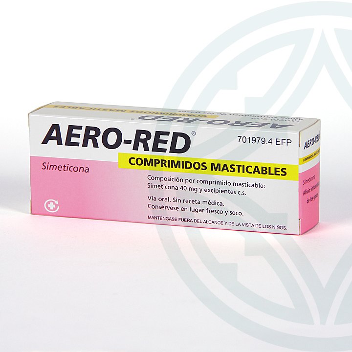 Aero-Red 30 comprimidos masticables | Simeticona | Farmacia Jiménez