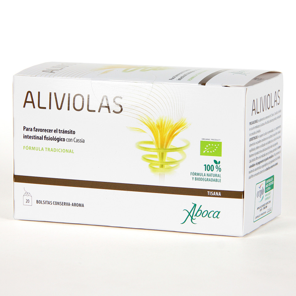 Aliviolas Bio Tisana 20 filtros | Farmacia Jiménez