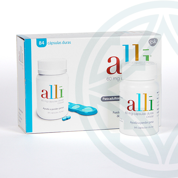 Alli 60 mg 84 cápsulas | Orlistat | Farmacia Jiménez
