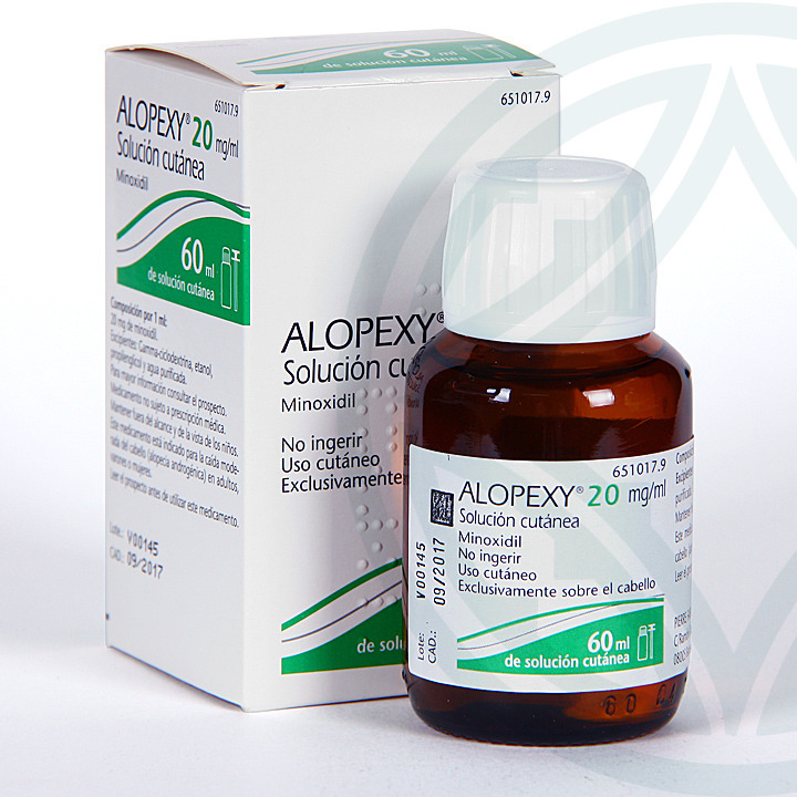 Alopexy 20 mg/ml solución cutánea 60 ml | Minoxidilo al 2% | Farmacia ...