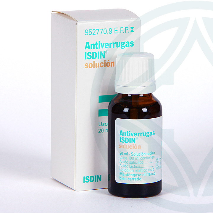 Antiverrugas Isdin solución 20 ml | Verrugas cutáneas | Farmacia Jiménez
