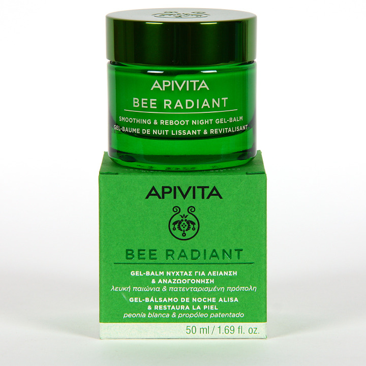 Apivita Bee Radiant Gel-Bálsamo de Noche 50 ml | Farmacia Jiménez