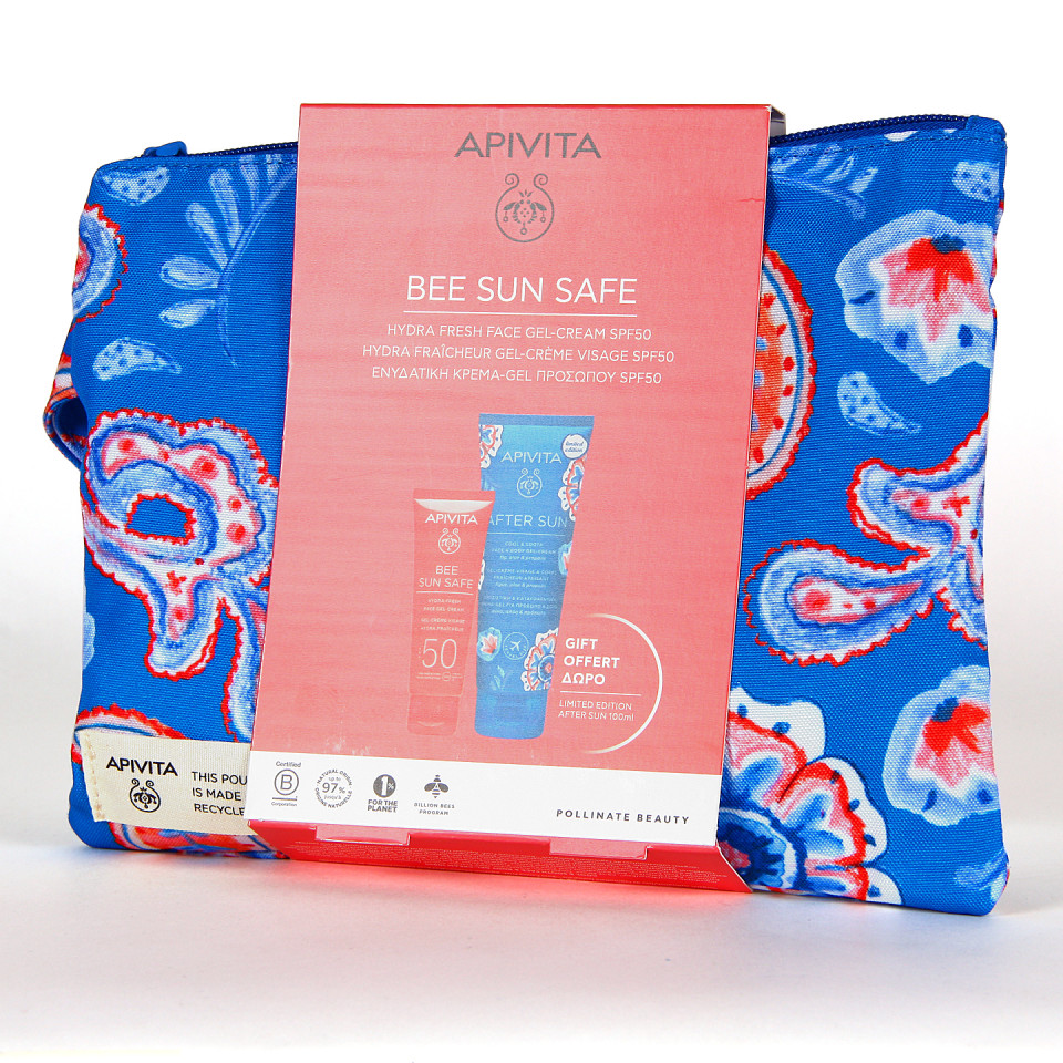 Apivita Bee Sun Safe Hydra Fresh Gel Crema SPF50 Pack Regalo | Farmacia ...