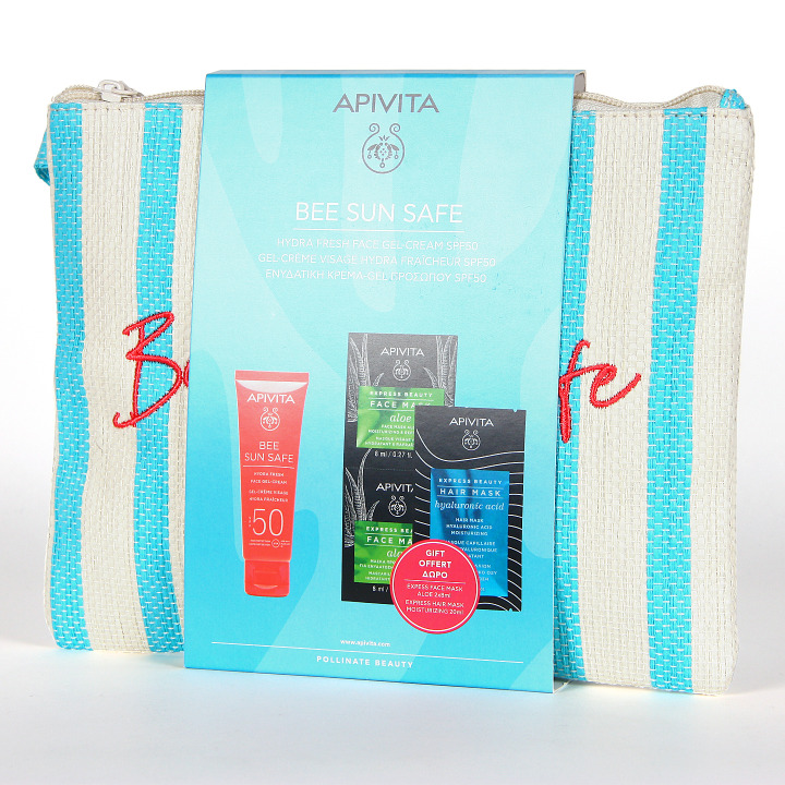 Apivita Bee Sun Safe Hydra Fresh Gel Crema SPF50 Pack Regalo | Farmacia Jiménez