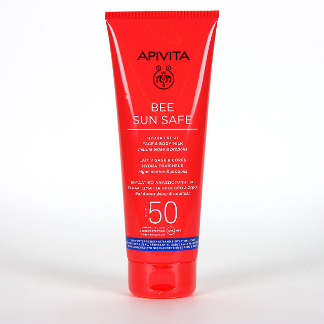 Apivita Bee Sun Safe Hydra Fresh Leche SPF50 200ml | Farmacia Jiménez