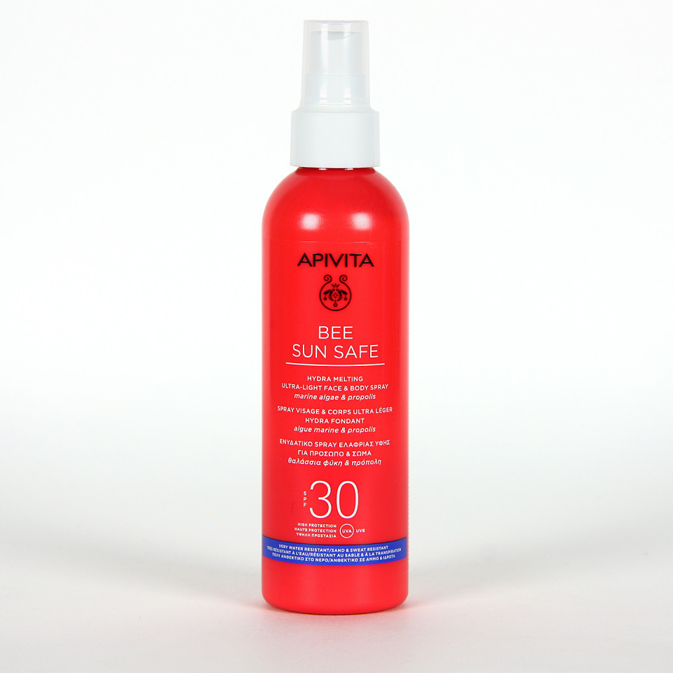 Apivita Bee Sun Safe Hydra Melting Spray Ultraligero SPF30 200ml ...