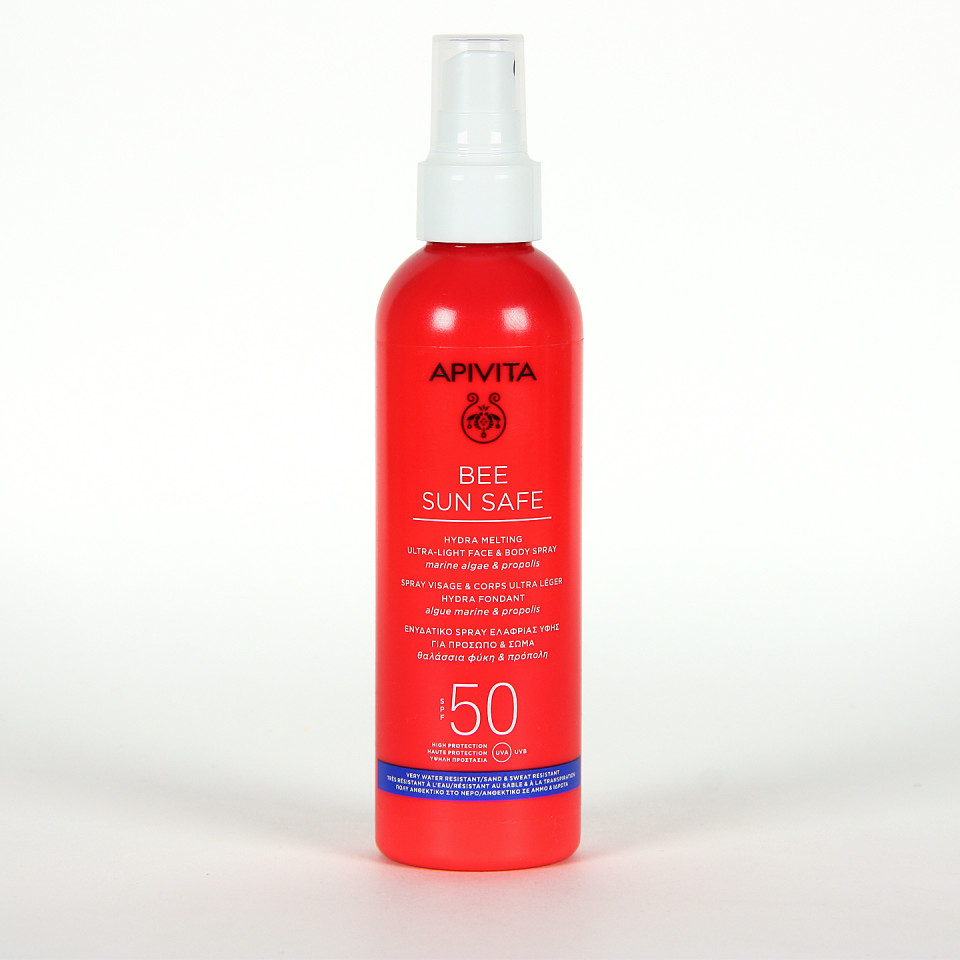 Apivita Bee Sun Safe Hydra Melting Spray Ultraligero SPF50 200ml ...