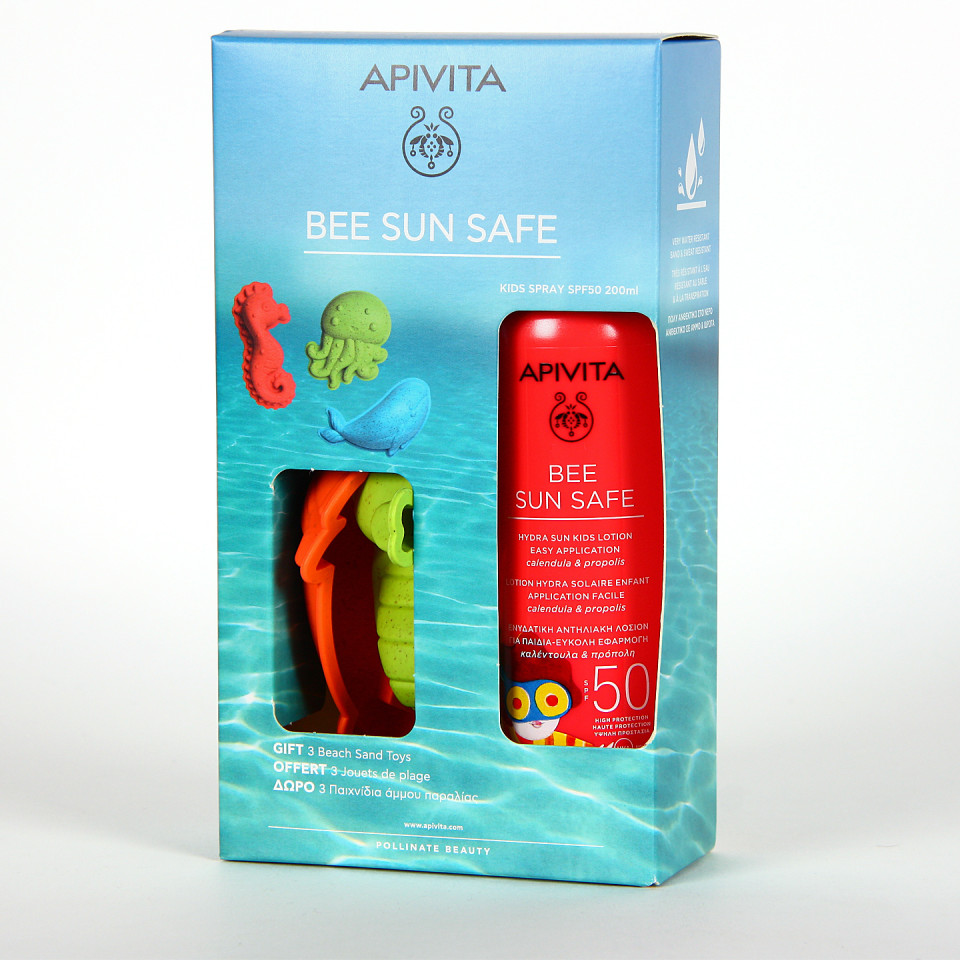 Apivita Bee Sun Safe Hydra Sun Spray Infantil SPF50 | Farmacia Jiménez