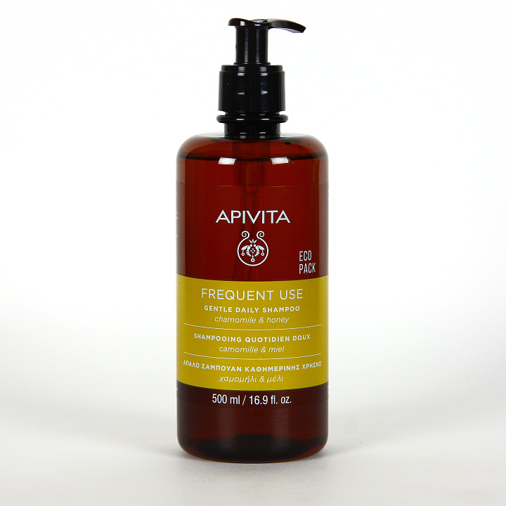 Apivita Champú Suave de Uso Frecuente 500 ml | Farmacia Jiménez