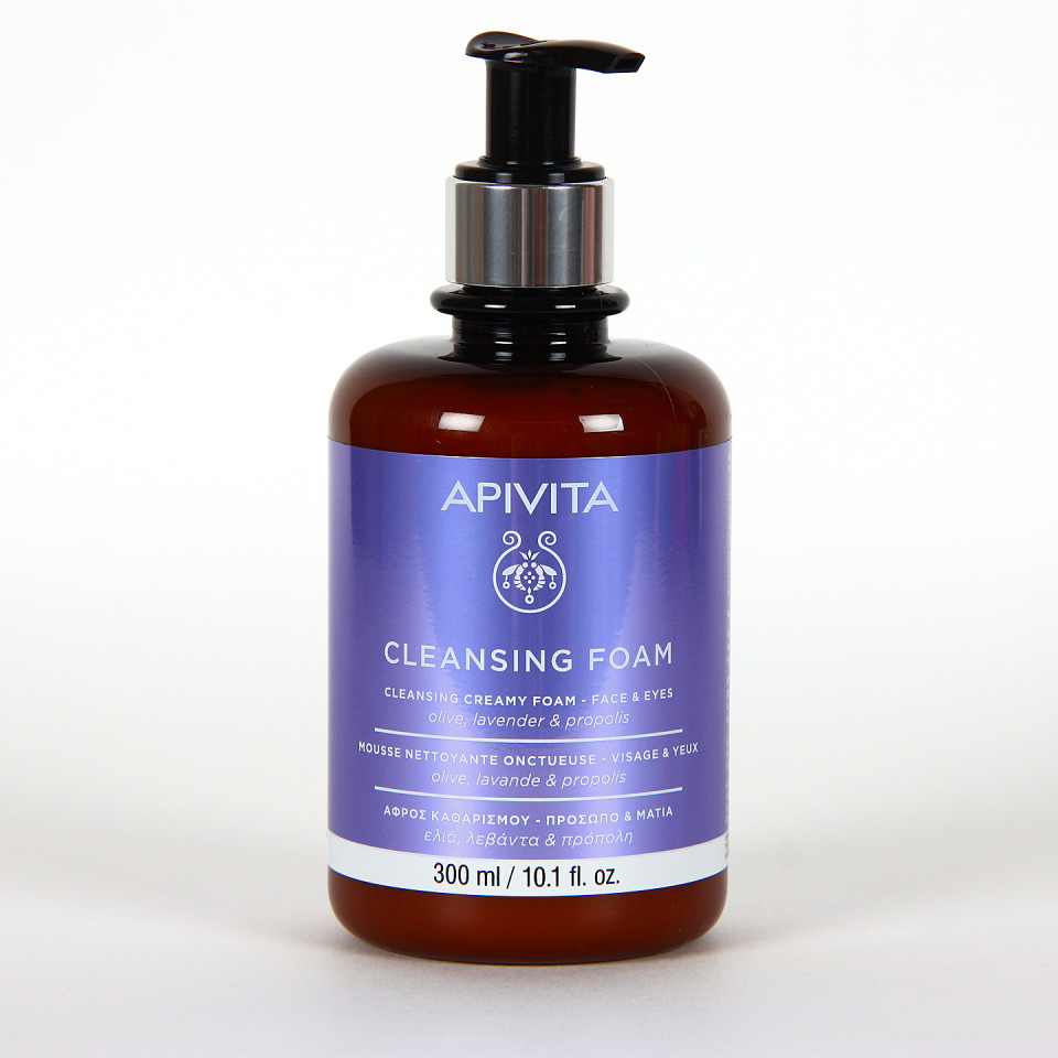 Apivita Crema Espuma Limpiadora Facial y Ojos 200ml | Farmacia Jiménez
