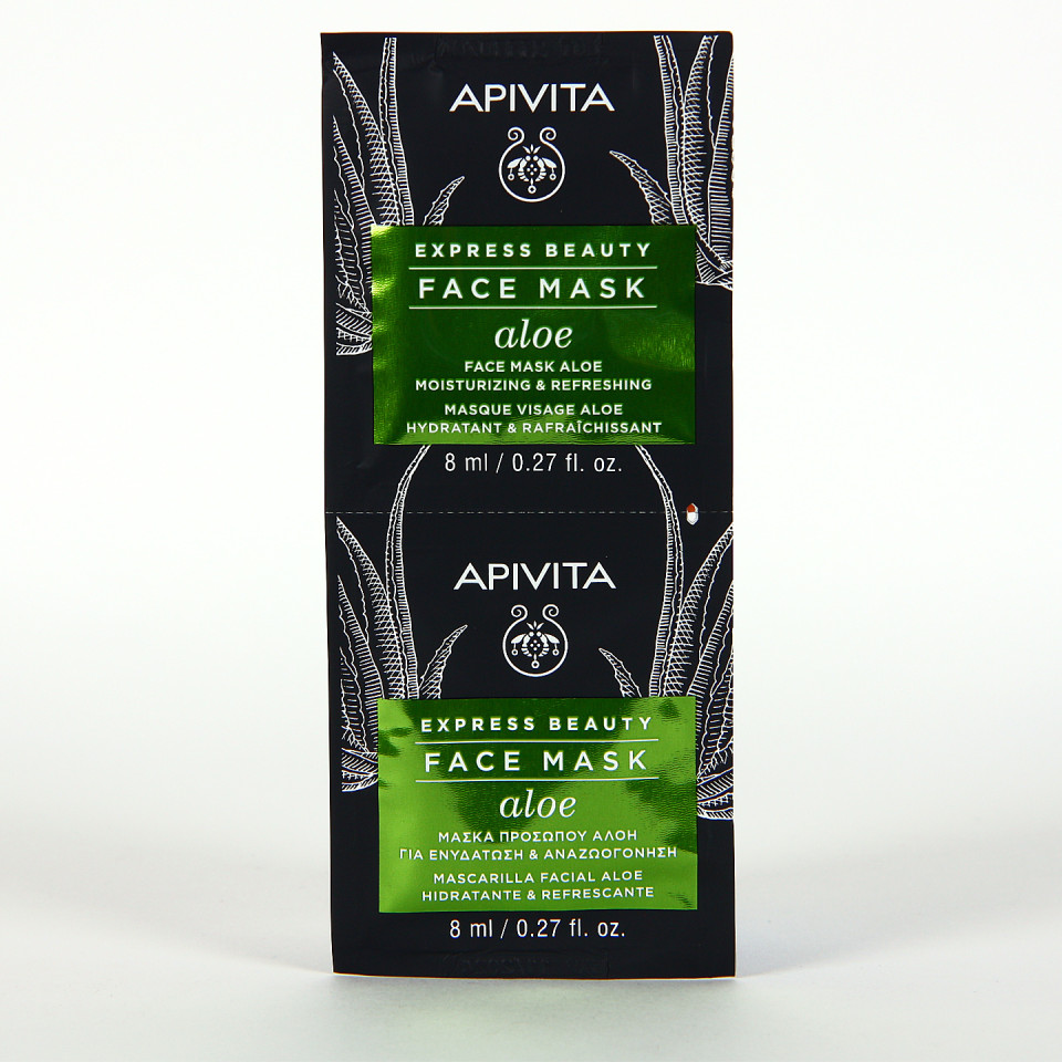 Apivita Express Beauty Mascarilla Hidratante Refrescante con Aloe ...