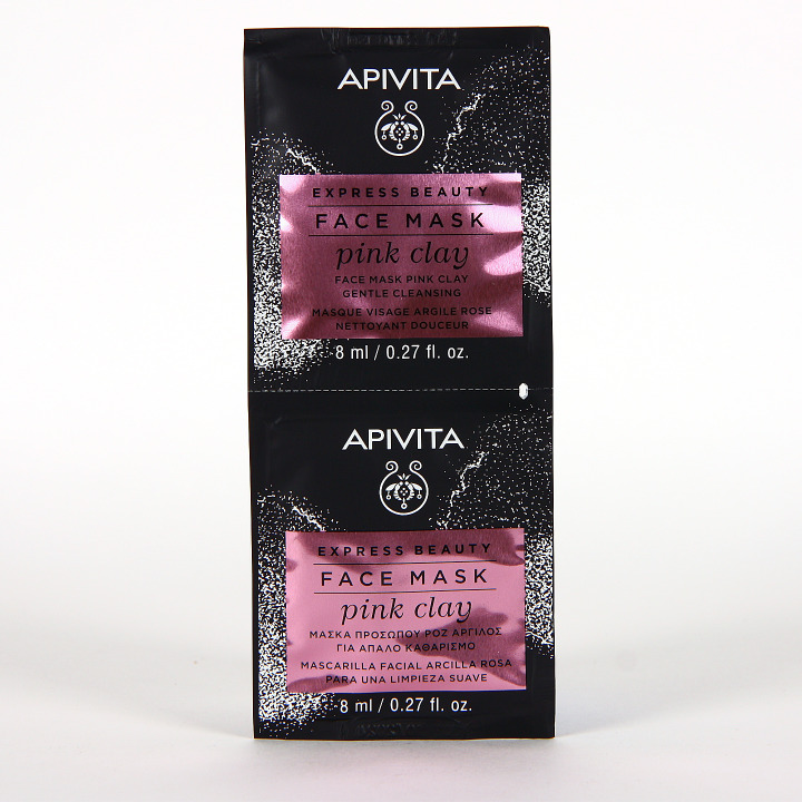 Apivita Express Beauty Mascarilla Limpiadora Suave con Arcilla Rosa ...