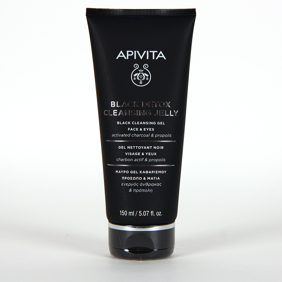 Apivita Limpiador Detox Negro 150ml | Farmacia Jiménez
