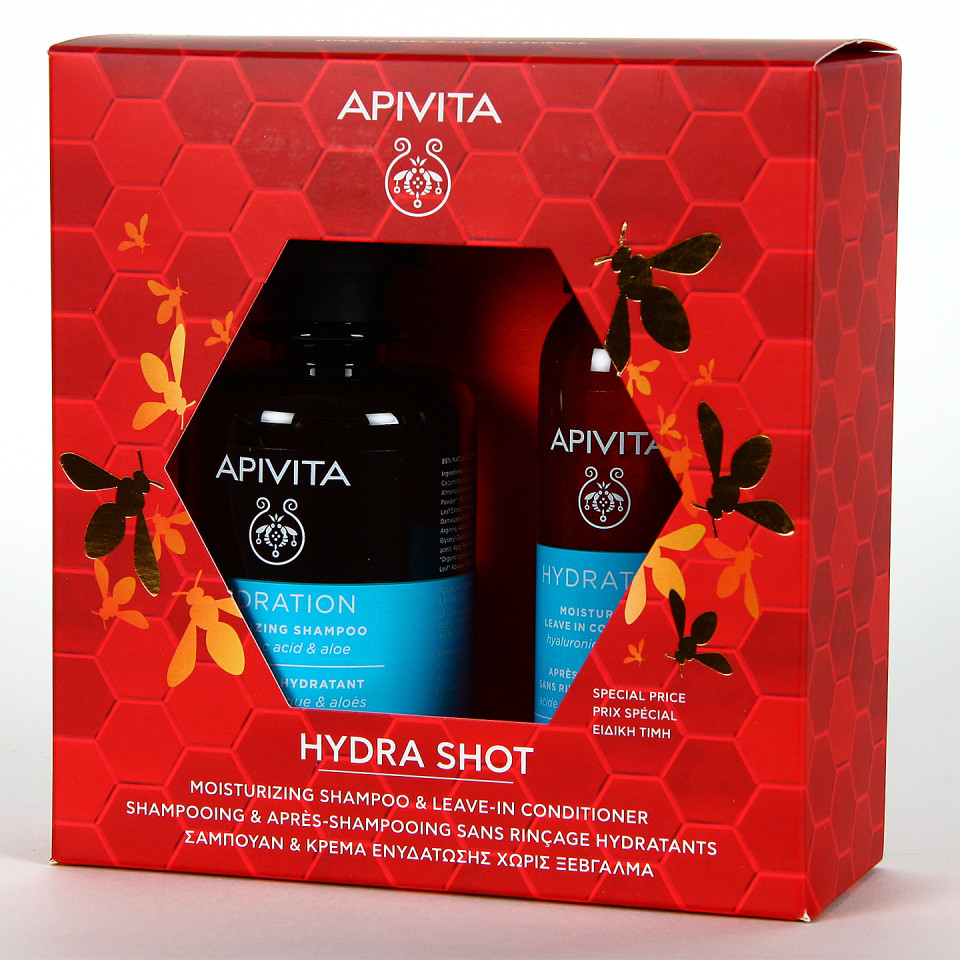 Apivita PACK Champú hidratante 250ml y Acondicionador hidratante sin ...