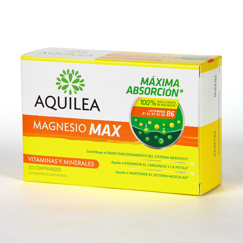 Aquilea Magnesio Max 30 comprimidos | Farmacia Jiménez