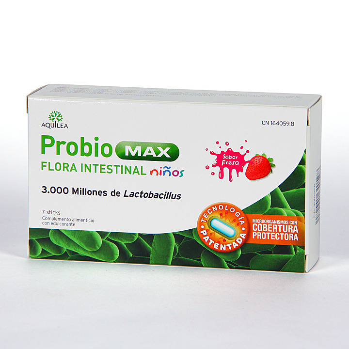 Aquilea Probiomax Flora Intestinal Niños 7 sticks | Farmacia Jiménez