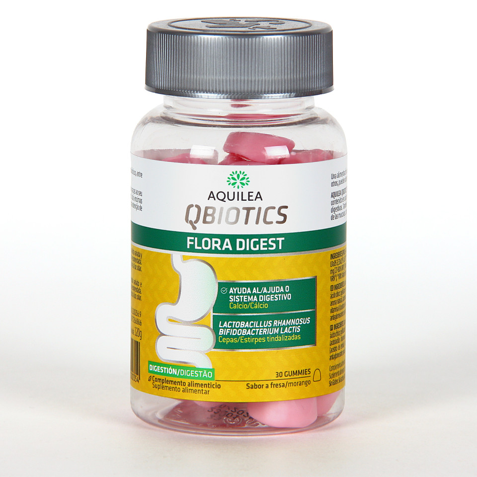 Aquilea QBiotics Flora Digest 30 gummies | Farmacia Jiménez