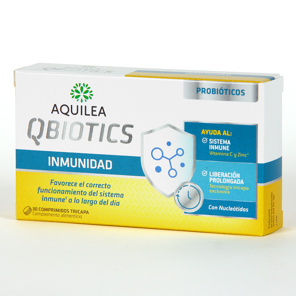 Aquilea QBiotics Inmunidad 30 Comprimidos Tricapa | Farmacia Jiménez