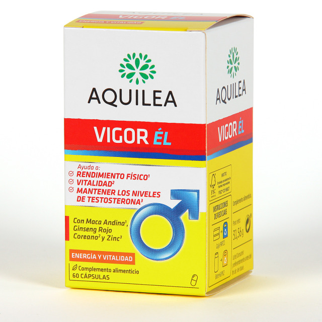 Comprar Aquilea Vigor El 60 cápsulas | Farmacia Jiménez