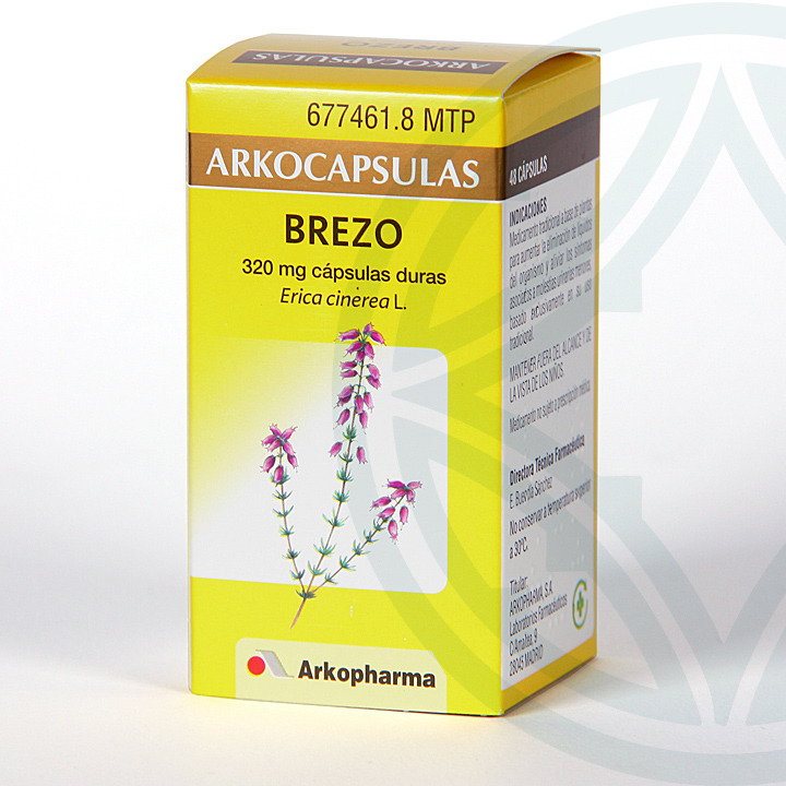 Arkocapsulas Brezo 48 cápsulas | Diurético | Farmacia Jiménez