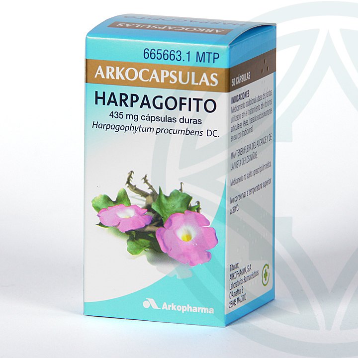 Arkocapsulas Harpagofito 50 cápsulas | Dolor Articular | Farmacia Jiménez