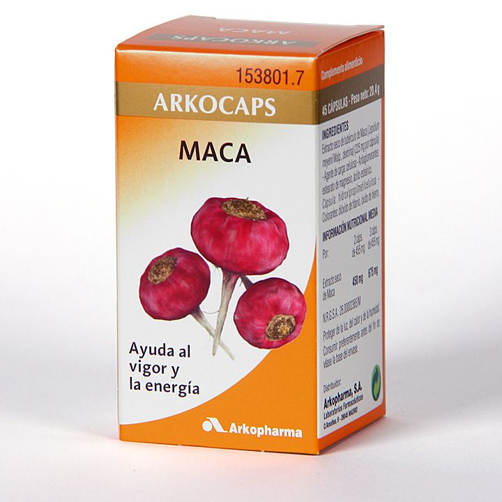 Arkocapsulas Maca 45 cápsulas | Arko Real - Arkocapsulas | Farmacia Jiménez