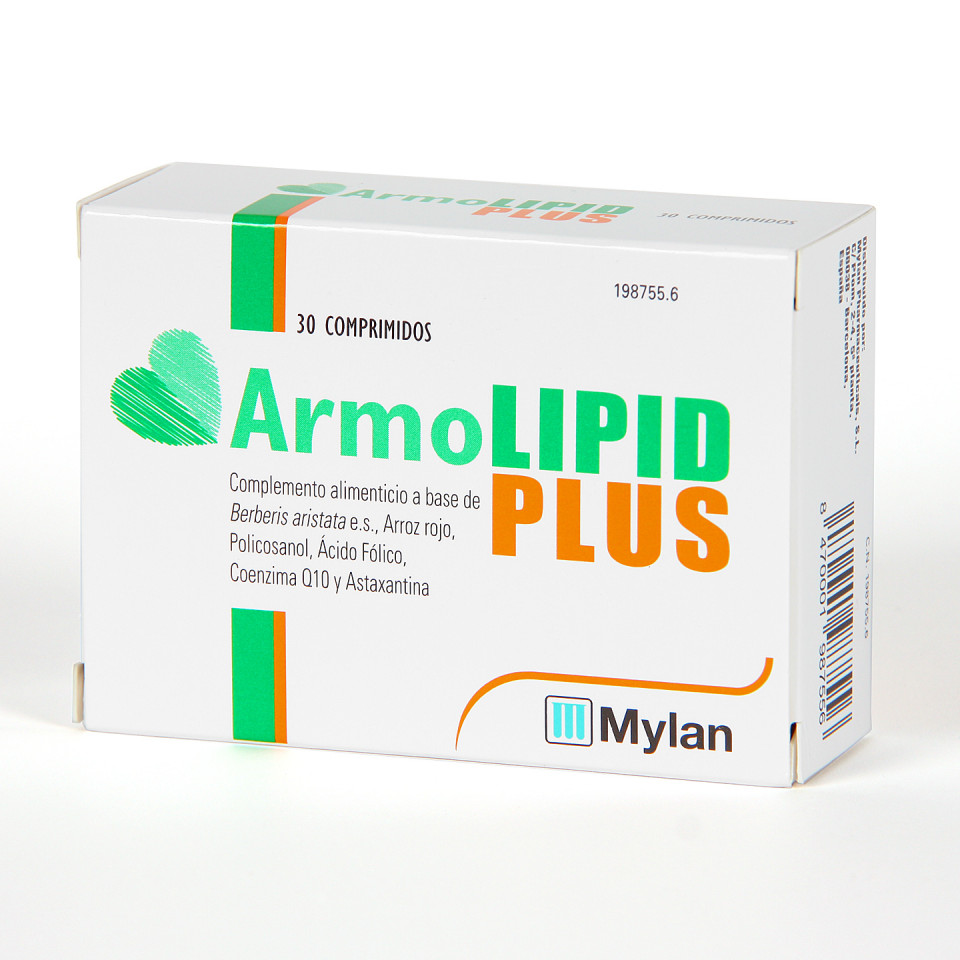 ArmoLipid Plus 30 comprimidos | Colesterol y triglicéridos | Farmacia Jiménez