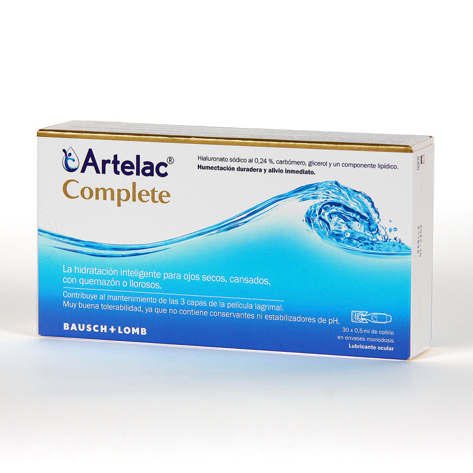 Artelac Complete 30 monodosis | Farmacia Jiménez