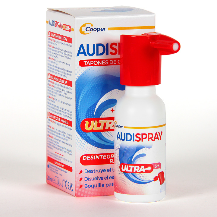 Audispray Ultra Tapones de Cerumen 20ml | Farmacia Jiménez