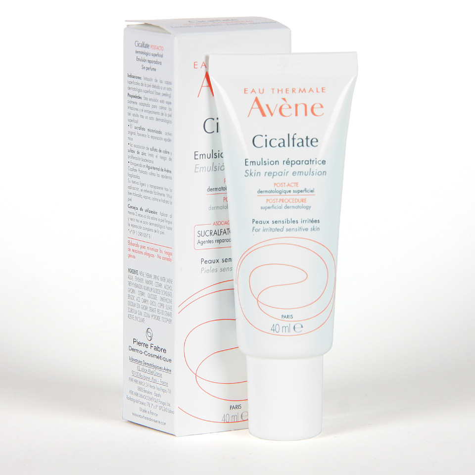 Avene Cicalfate Emulsión Reparadora Post Acto 40 ml | Farmacia Jiménez