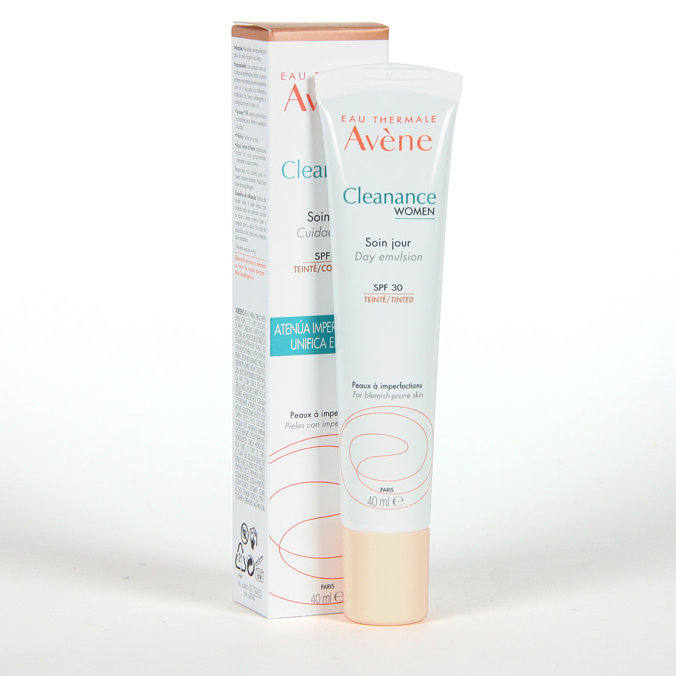 Avene Cleanance Women Cuidado Día Color SPF 30 40 ml | Farmacia Jiménez