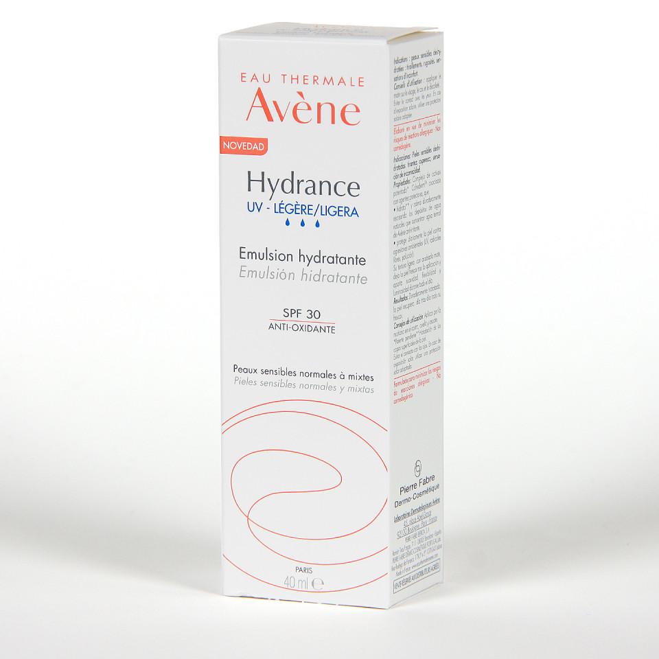 Avéne Hydrance UV Emulsión Ligera Hidratante 40 ml | Farmacia Jiménez