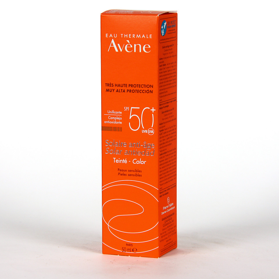 Avene Solar Antiedad Color SPF 50+ 50 ml | Fotoprotector facial ...