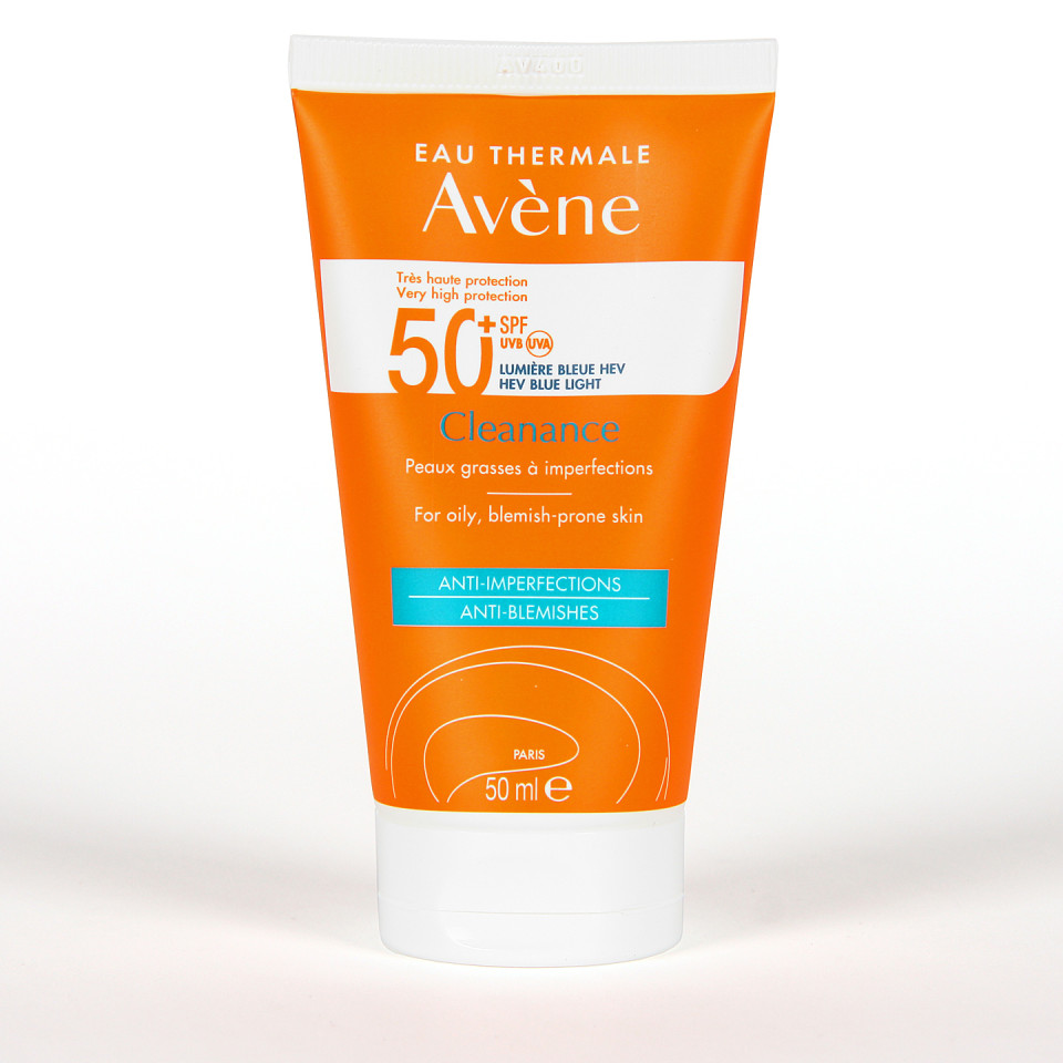 Avène Solar Cleanance SPF 50+ oil free 50 ml | Farmacia Jiménez