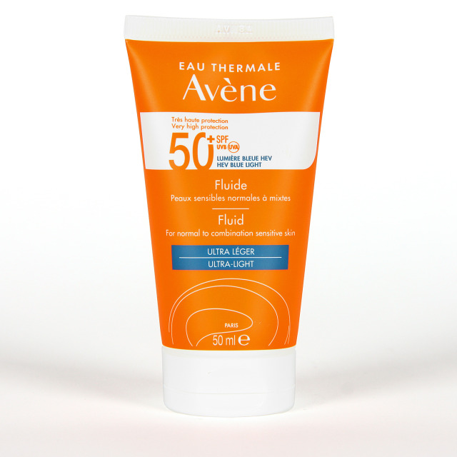 Avène Solar Fluido SPF 50 + 50 ml | Farmacia Jiménez