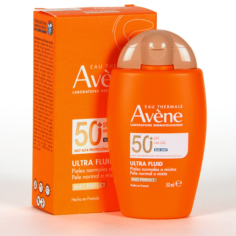 Avene Solar Ultra Fluid Mat Perfect SPF50 50 ml | Farmacia Jiménez