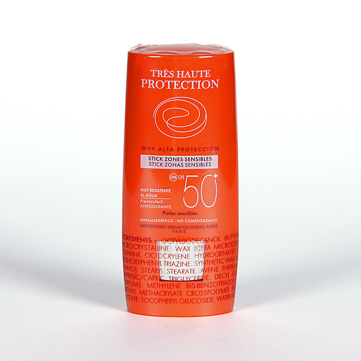 Avene Solar Stick SPF 50+ zonas sensibles 8 g | Farmacia Jiménez