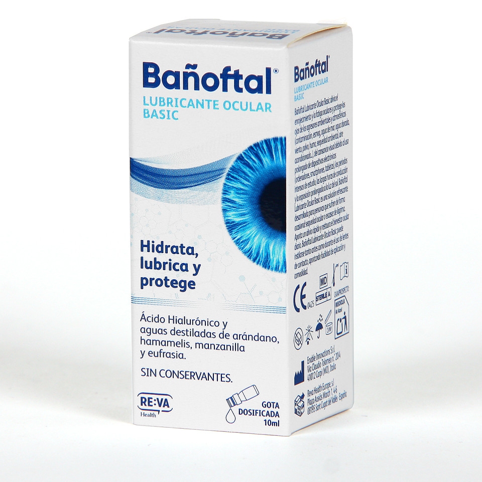 Bañoftal Lubricante Ocular Basic Colirio 10ml | Farmacia Jiménez