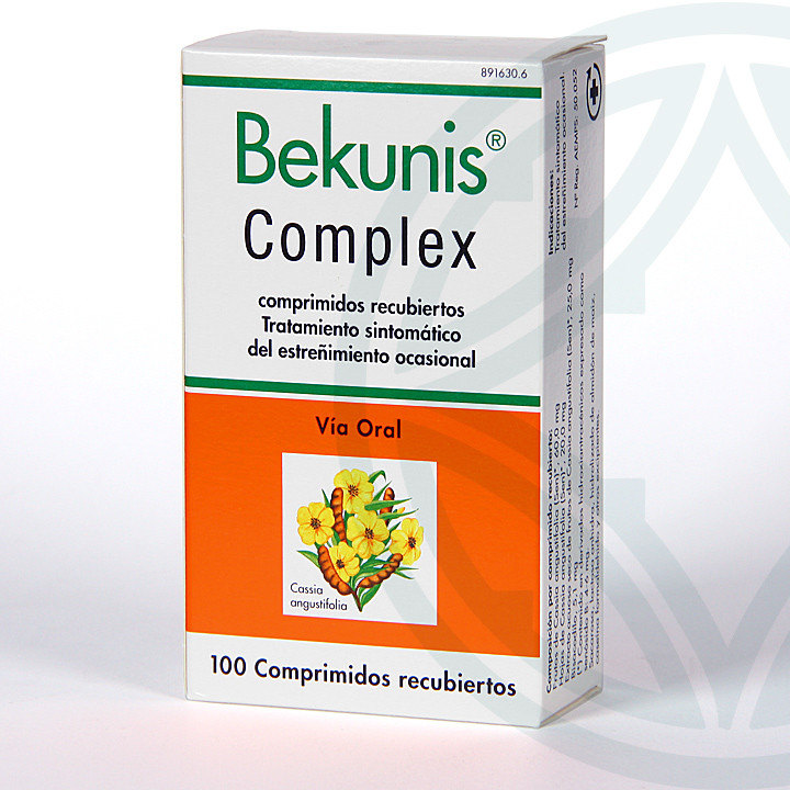 Bekunis Complex 100 comprimidos | Estreñimiento ocasional | Farmacia ...