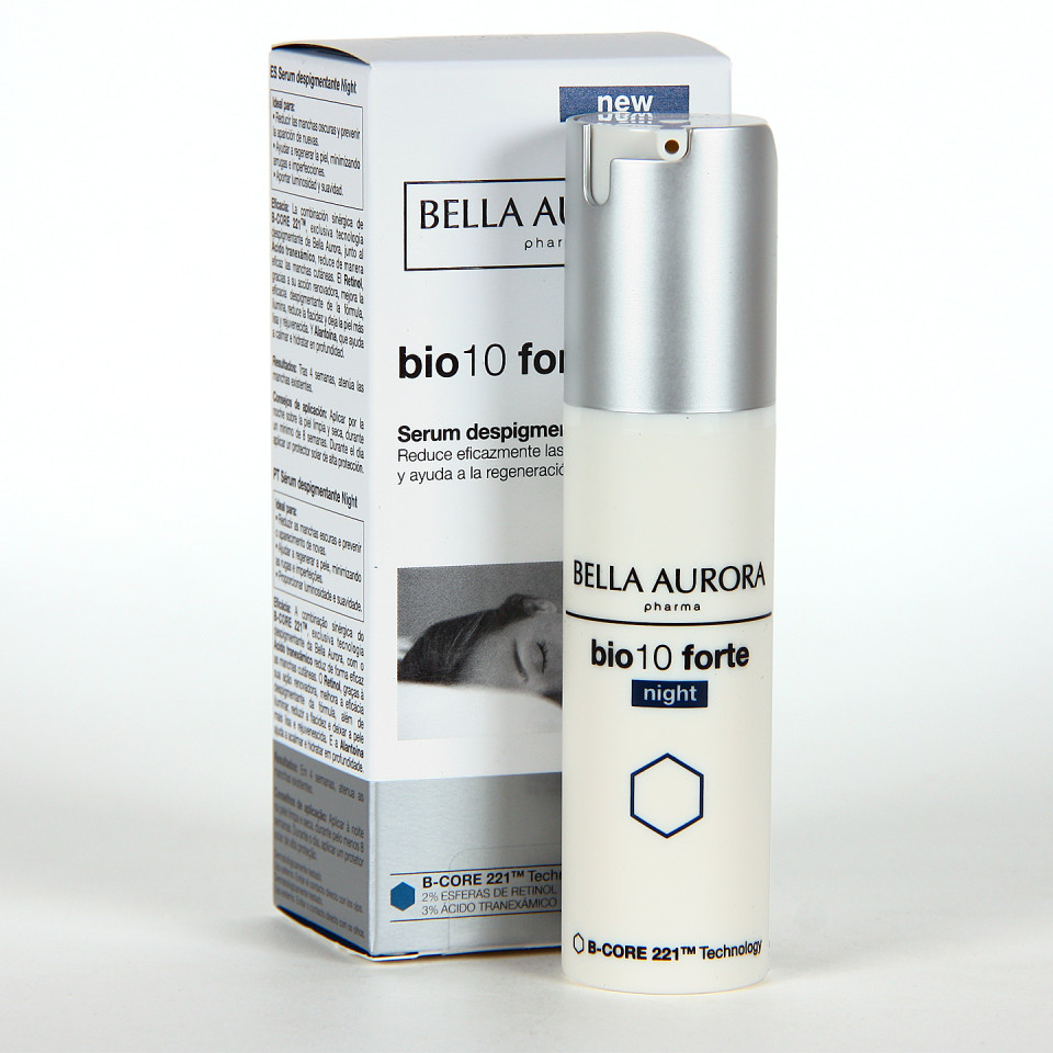 Bella Aurora Bio 10 Forte Night Serum Despigmentante Nocturno 30ml ...