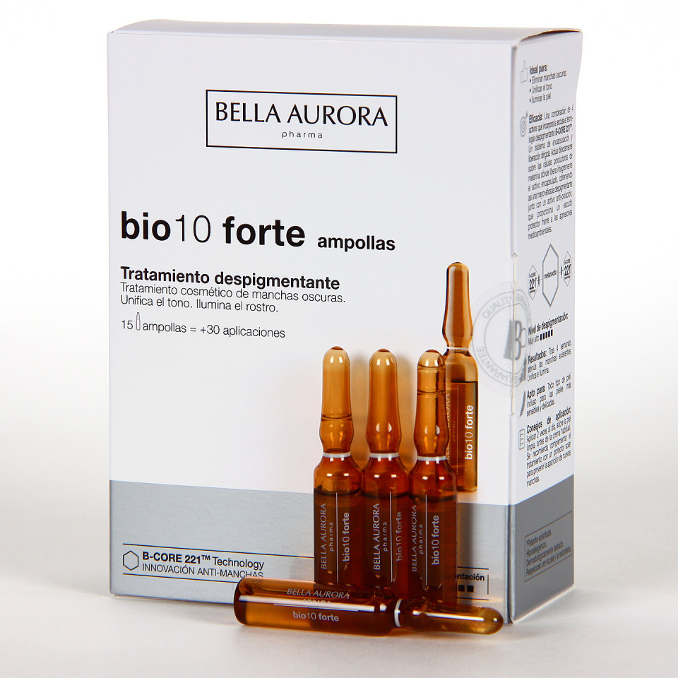 Bella Aurora bio10 forte Ampollas 15x2ml | Farmacia Jiménez