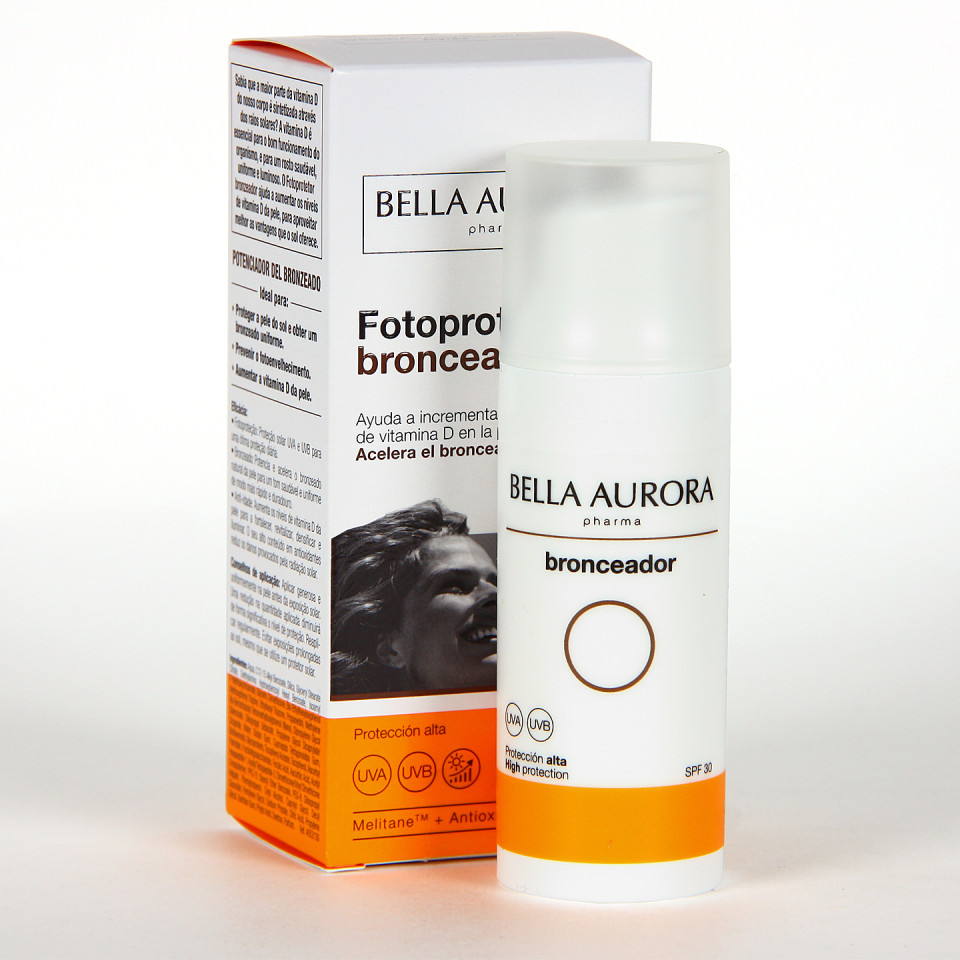 Bella Aurora Fotoprotector Bronceador SPF30 50ml | Farmacia Jiménez