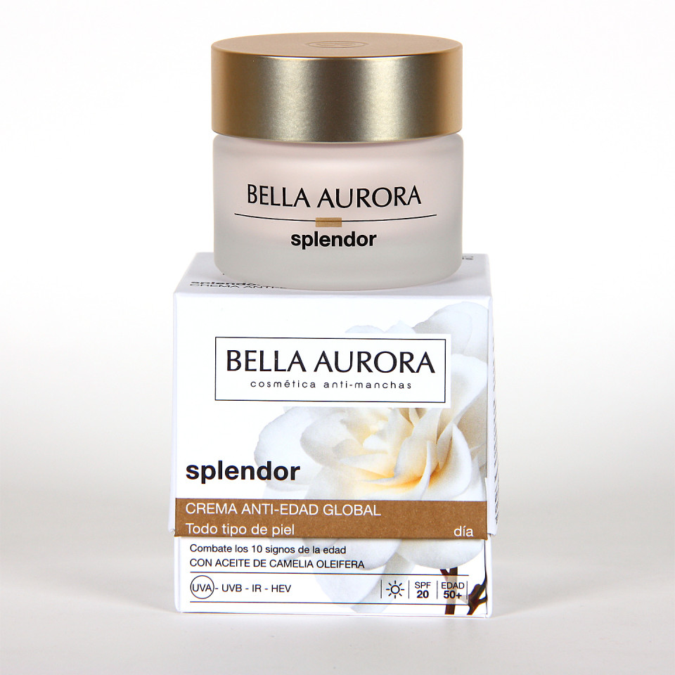 Bella Aurora Splendor 10 Crema Antiedad Global Día 50 ml | Farmacia Jiménez