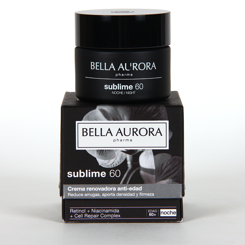 Bella Aurora Sublime 60 Noche Crema Renovadora Antiedad 50 ml | Farmacia Jiménez