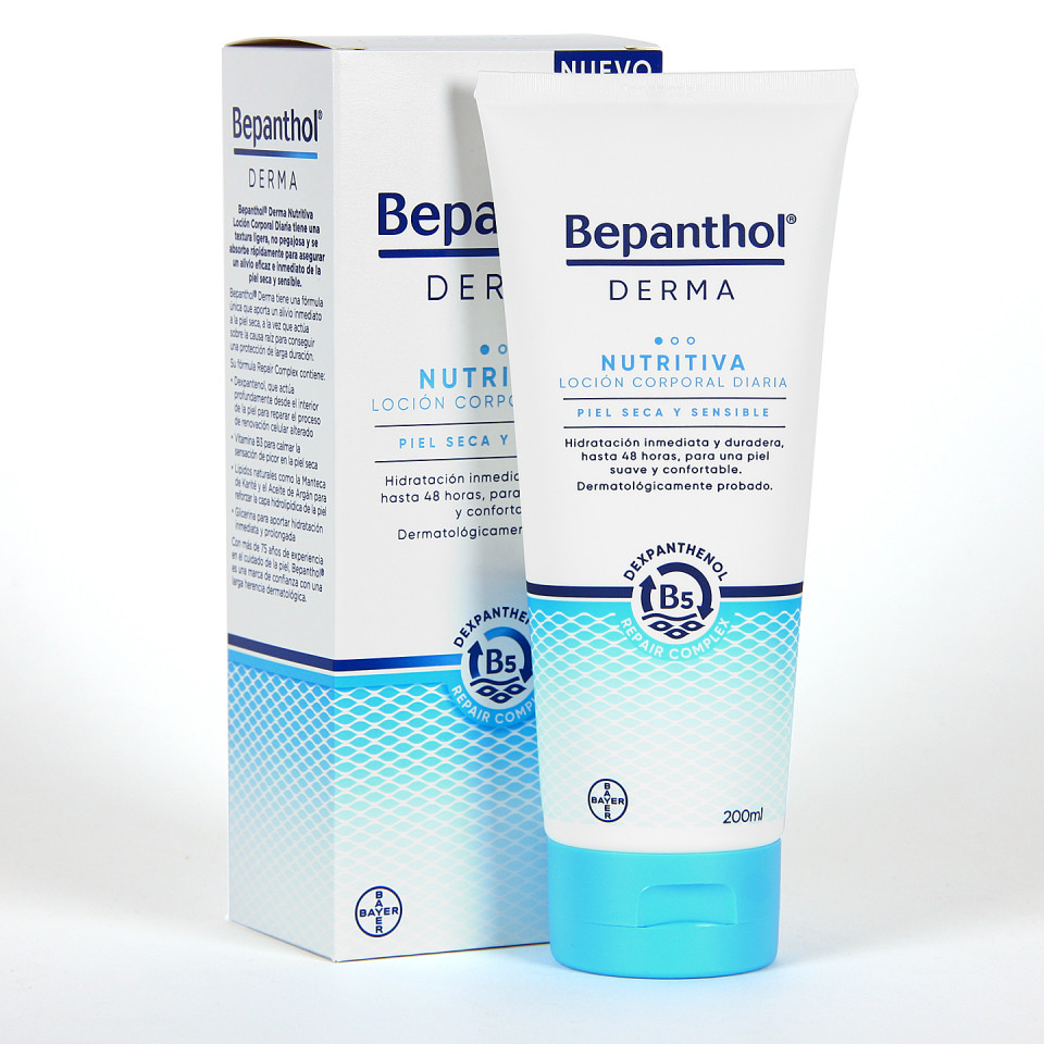 Bepanthol Derma Nutritiva Loción Corporal Diaria 200 ml | Farmacia Jiménez